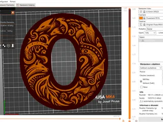 Crazy alphabet: Letter O by Nina Máčová | Download free STL model ...