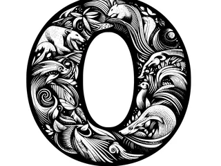 Crazy alphabet: Letter O by Nina Máčová | Download free STL model ...