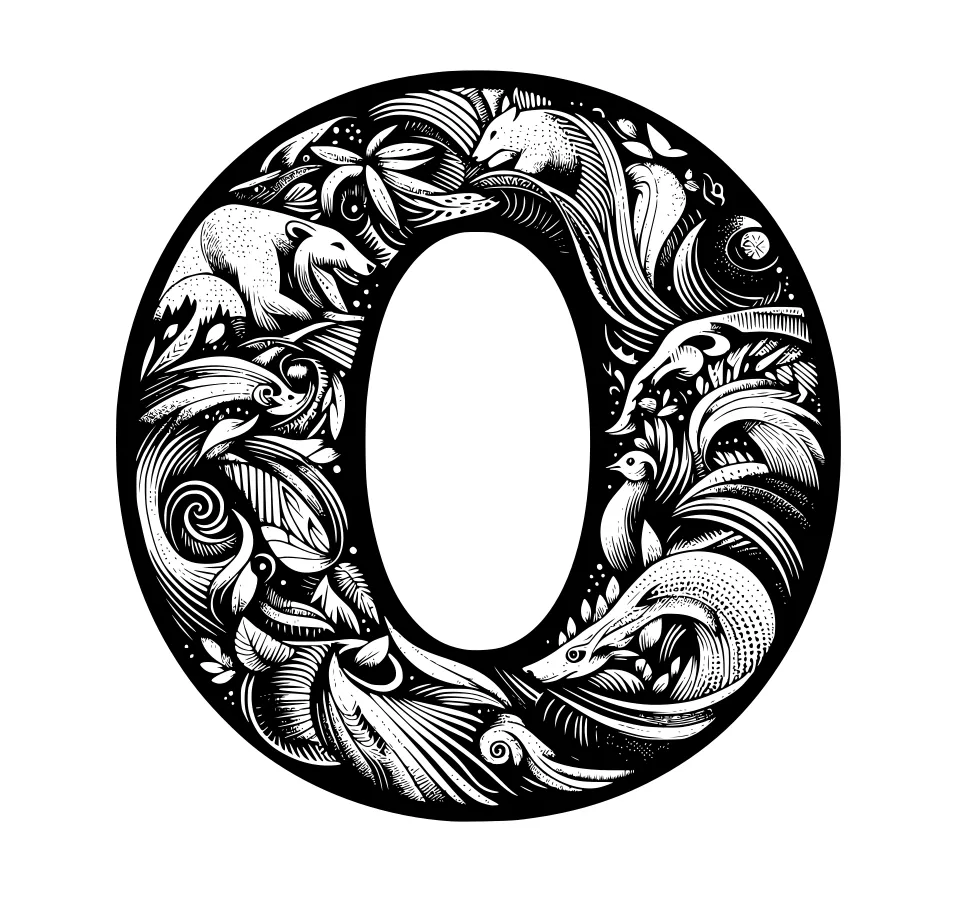 Crazy alphabet: Letter O by Nina Máčová | Download free STL model ...