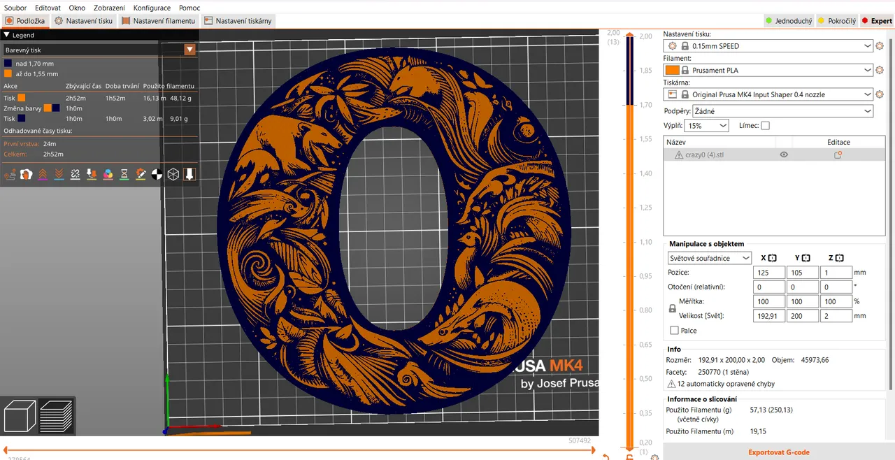 Crazy alphabet: Letter O by Nina Máčová | Download free STL model ...