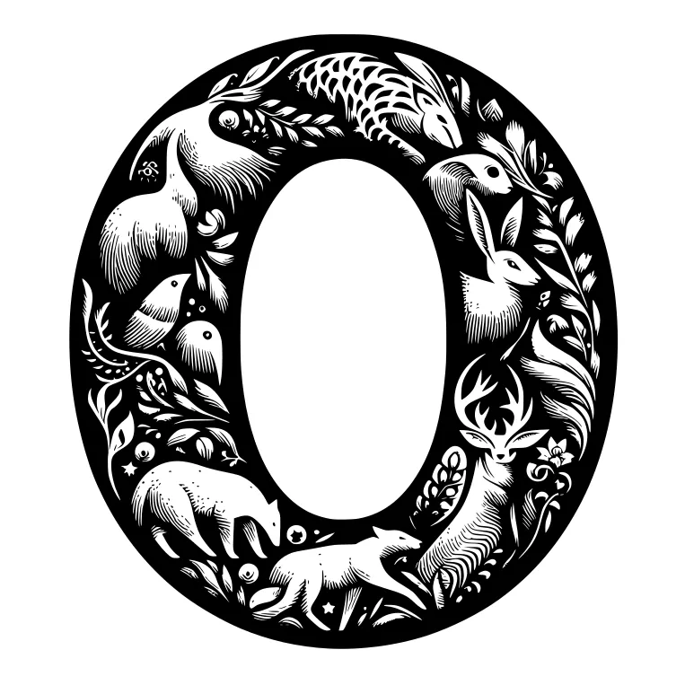 Crazy alphabet: Letter O by Nina Máčová | Download free STL model ...
