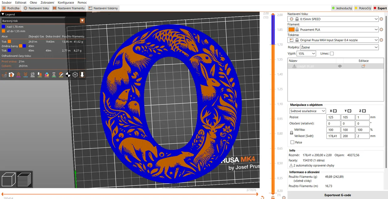 Crazy alphabet: Letter O by Nina Máčová | Download free STL model ...