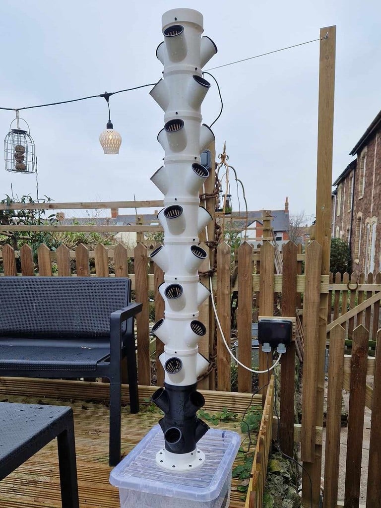 Modular Hydroponics Tower by theococo45 | Download free STL model ...