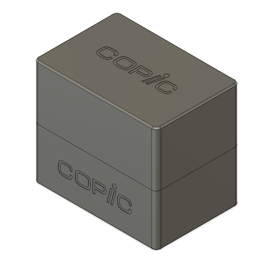Copic Sketch Marker Box by ericsnis | Download free STL model ...