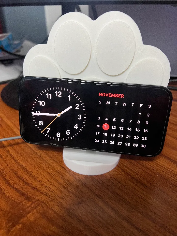 Magsafe Paw Charger Dock by Cosmic Blender | Download free STL model ...