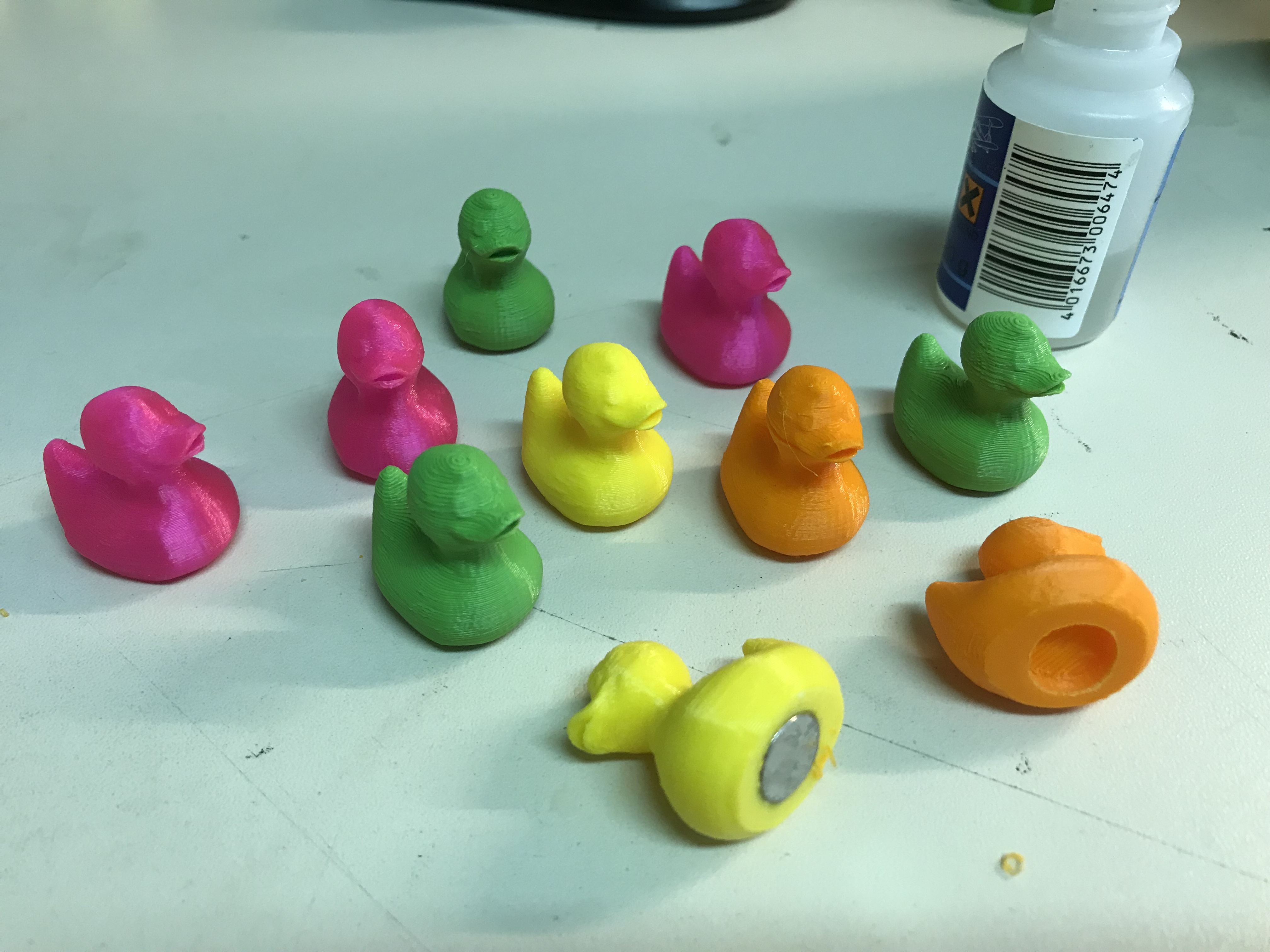 Rubber Duck Fridge Magnets by WHerzog | Download free STL model ...