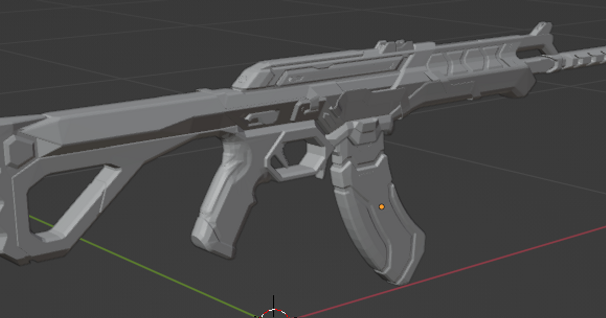 glitchpop vandal valorant gun by Matyáš Flek | Download free STL model ...
