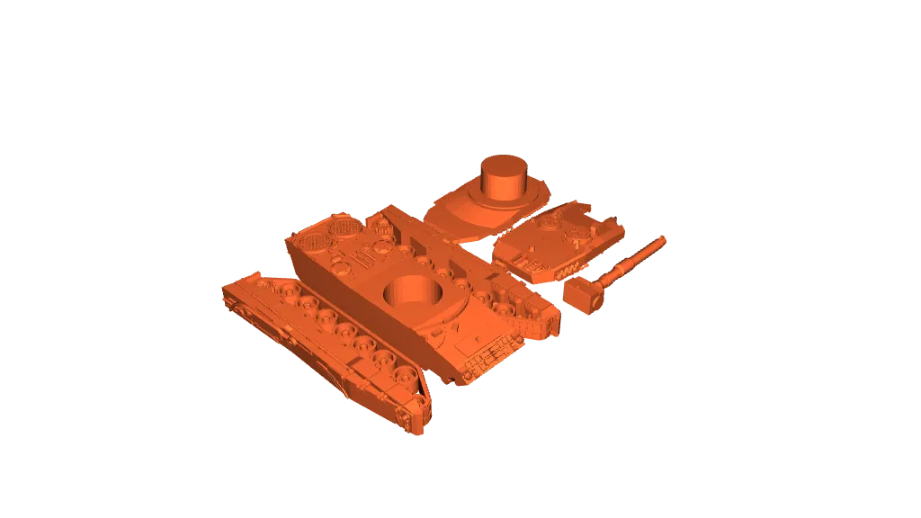 Leopard 2A4 with moving turret and barrel by kuyongcreates | Download ...
