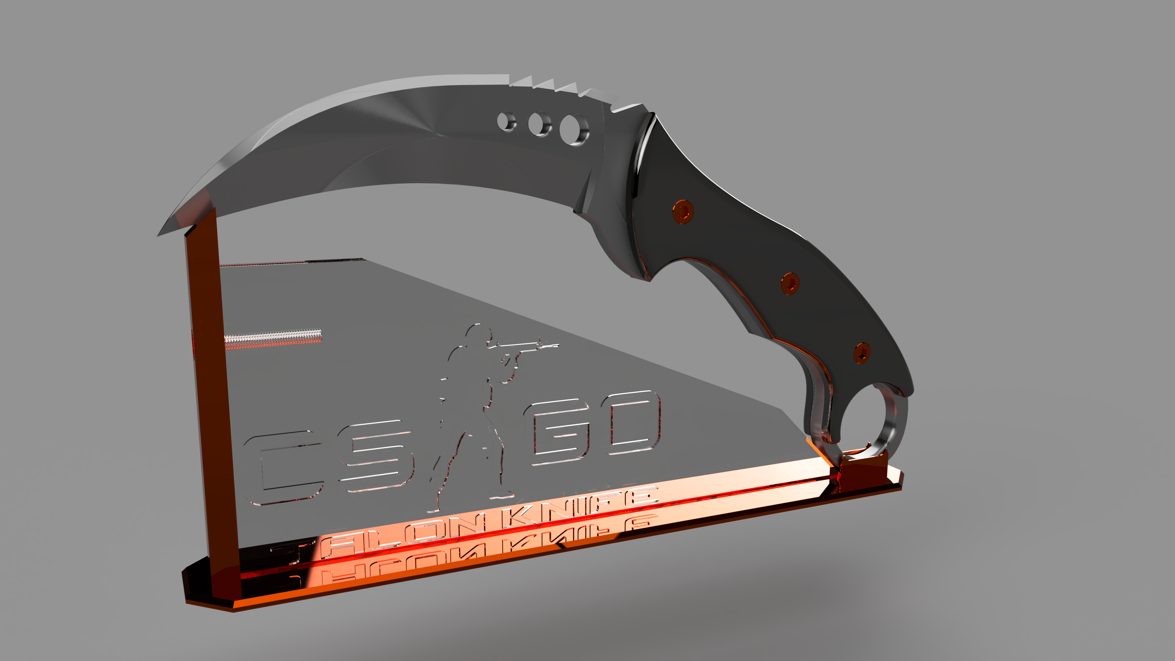 CS:GO Talon Knife by Szeez | Download free STL model | Printables.com