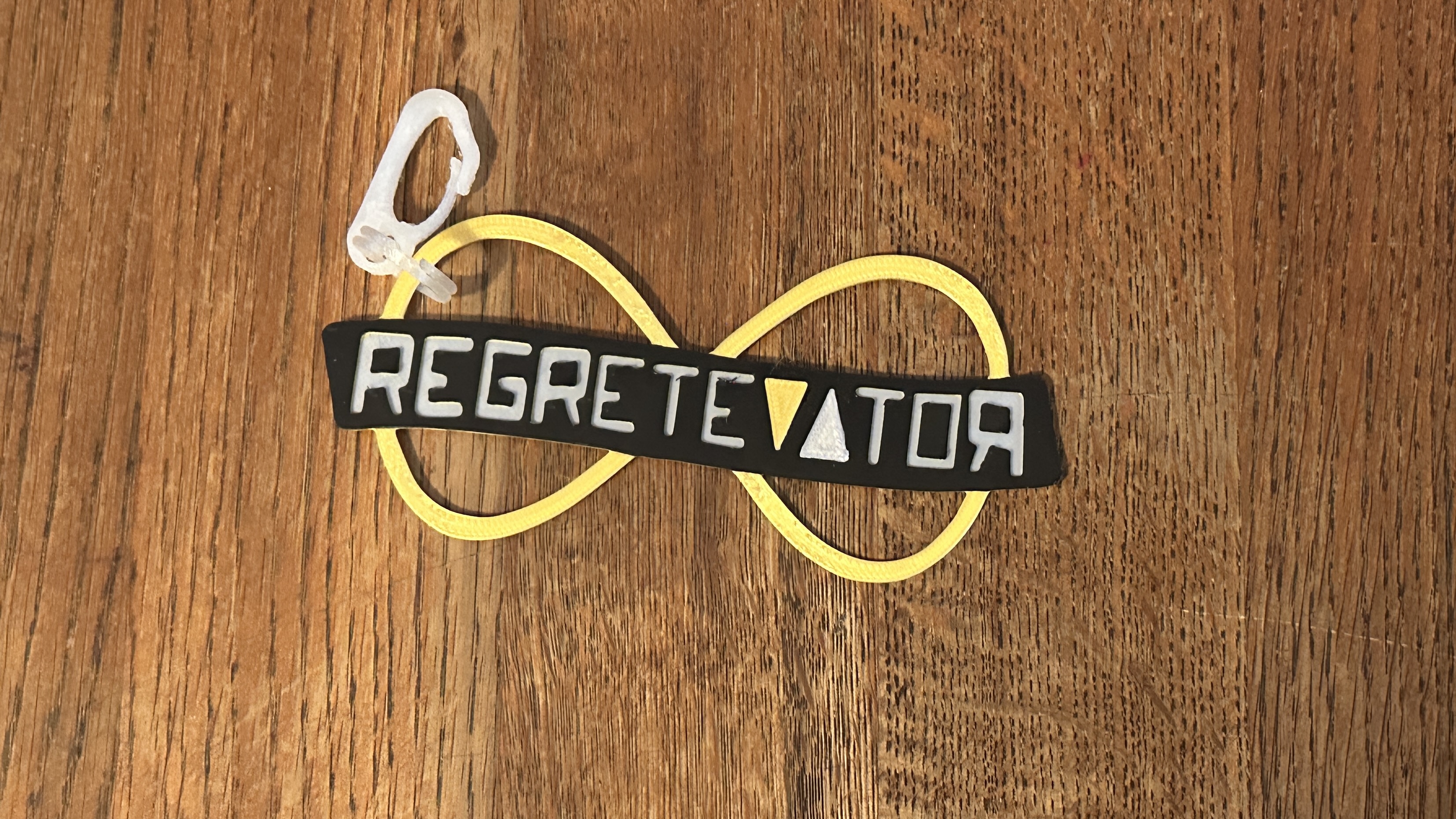 Regretevator - badge, keychain, 3-5 color NO AMS by CrazyCzech ...