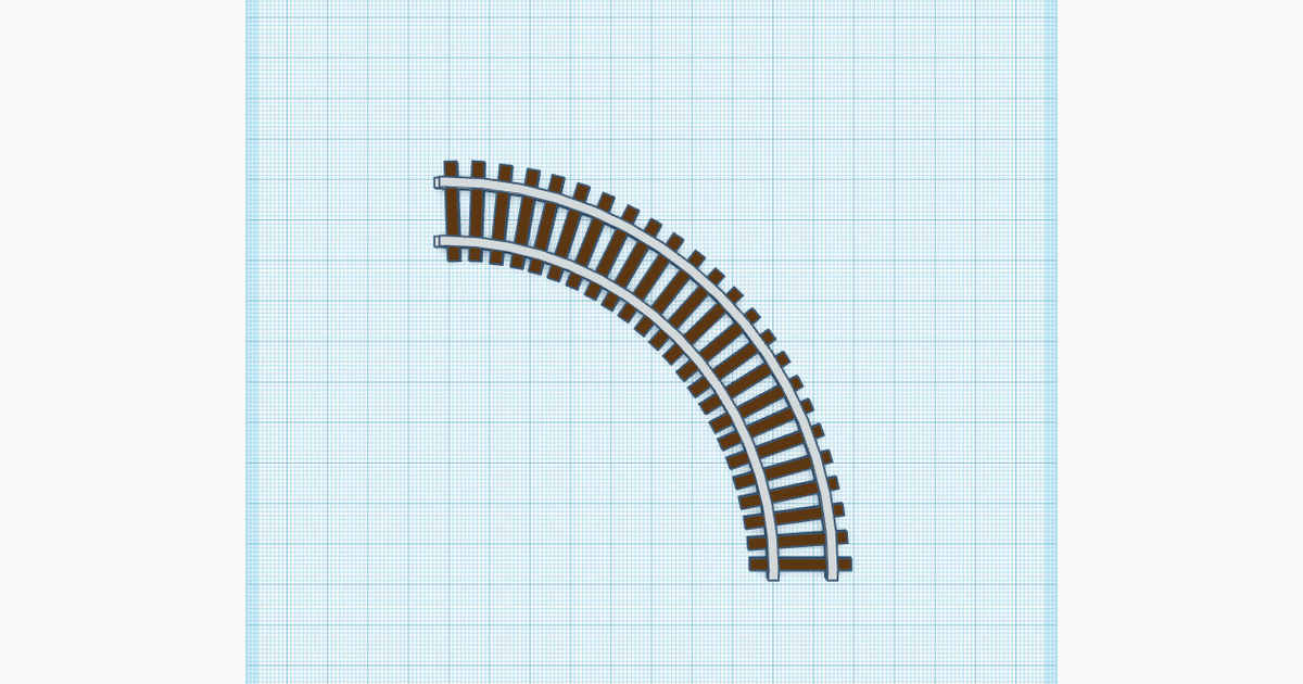 Curve Train Track by 3DMANGRANT | Download free STL model | Printables.com