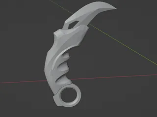 champions karambit valorant - FIXED-EASY by Matyáš Flek | Download free STL model | Printables.com