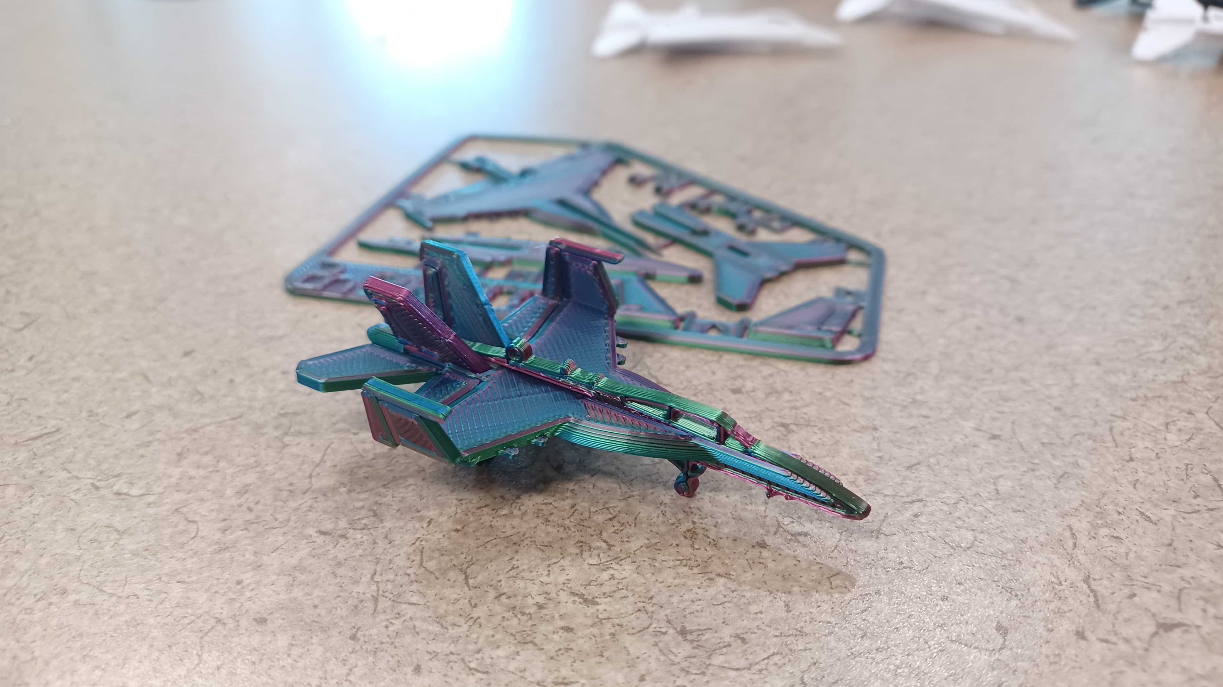 F/A-18F Model Aircraft Card with Compliant Folding Wings by benmoulton ...