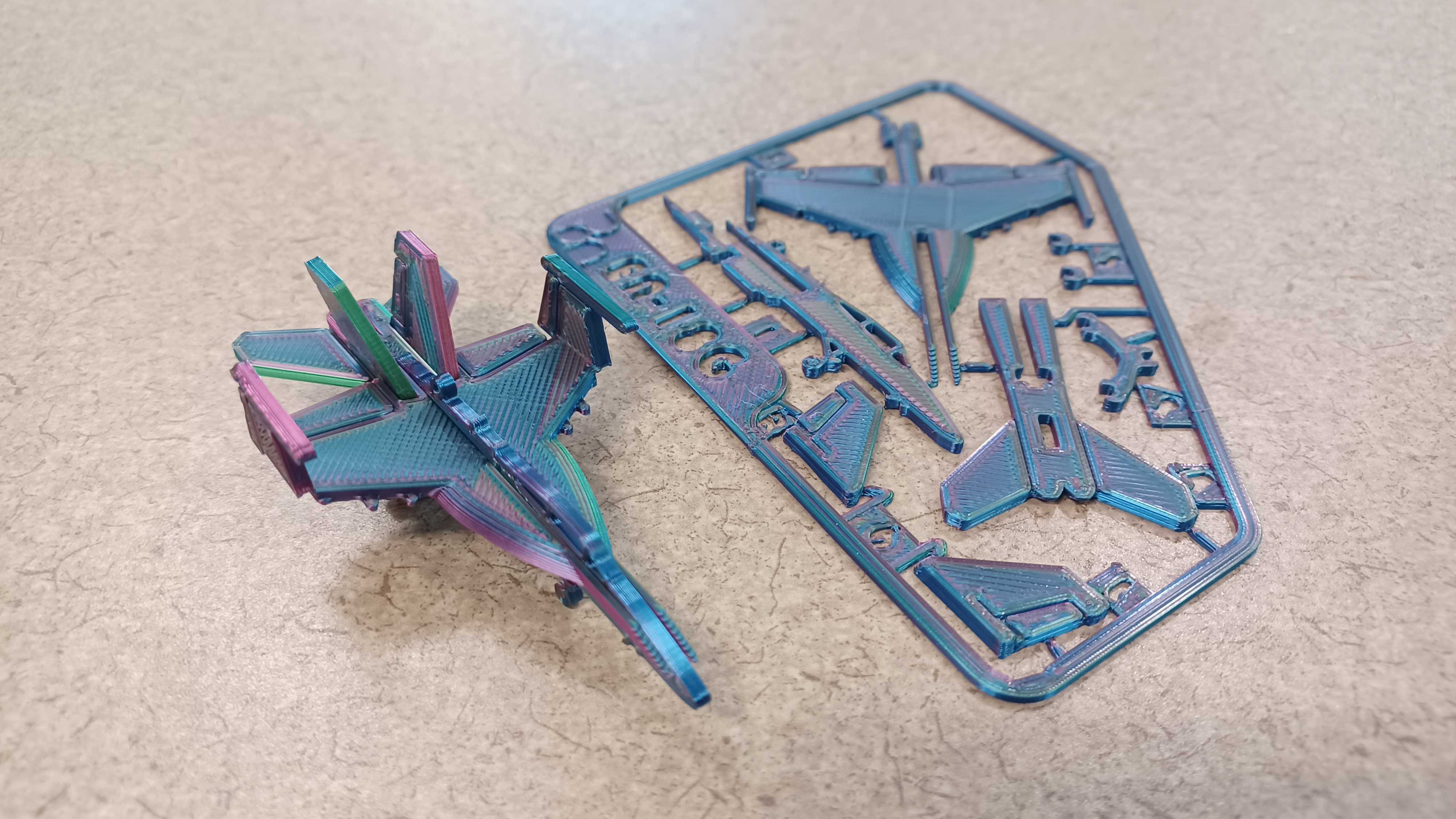 EA-18G Aircraft Model Card with Compliant Folding Wings by benmoulton ...