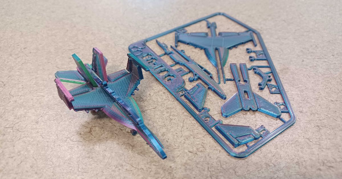 EA-18G Aircraft Model Card with Compliant Folding Wings by benmoulton ...