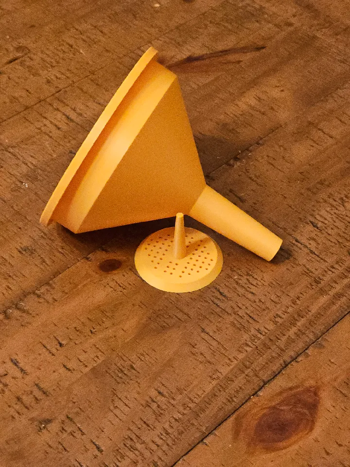 Funnel with Strainer by Neil Cristobal | Download free STL model ...