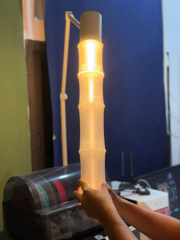 Bamboo Stick Lamp by NaisuanShop | Download free STL model | Printables.com