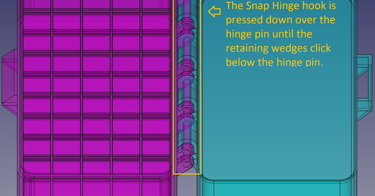 300 RUM, Spring Latch, Snap Hinge Modular Ammo Box by brass_ring ...