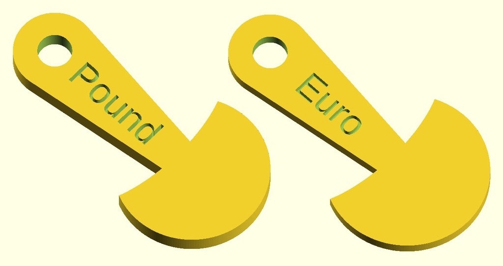 Customizable shopping trolley token by sej7278 | Download free STL ...