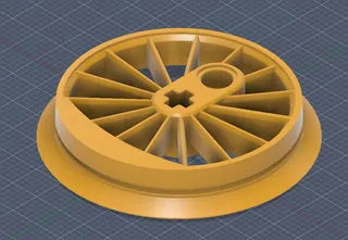 36.8mm custom Lego train wheels by Chooch731 | Download free STL model ...
