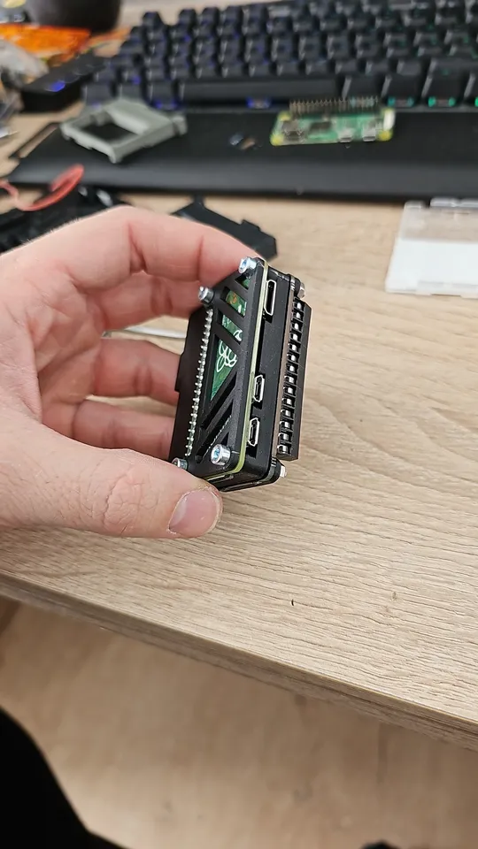 Pimoroni Automation Hat Mini Case for Pi Zero - DIN Rail by Jul Str | Download free STL model ...