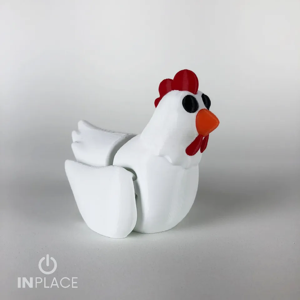 Cute Chicken Articulated by inplace | Download free STL model ...