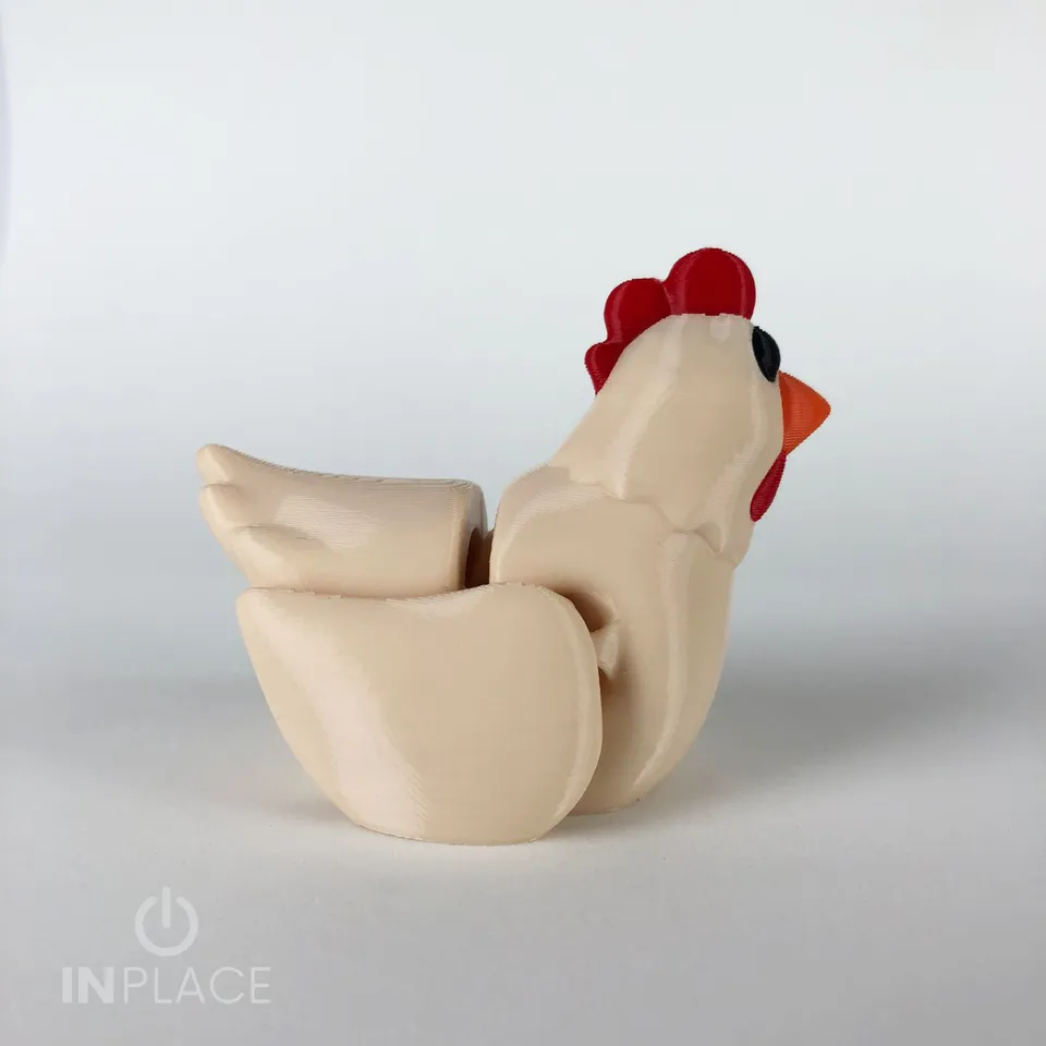 Cute Chicken Articulated by inplace | Download free STL model ...