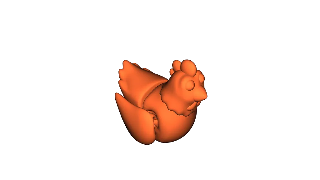 Cute Chicken Articulated by inplace | Download free STL model ...