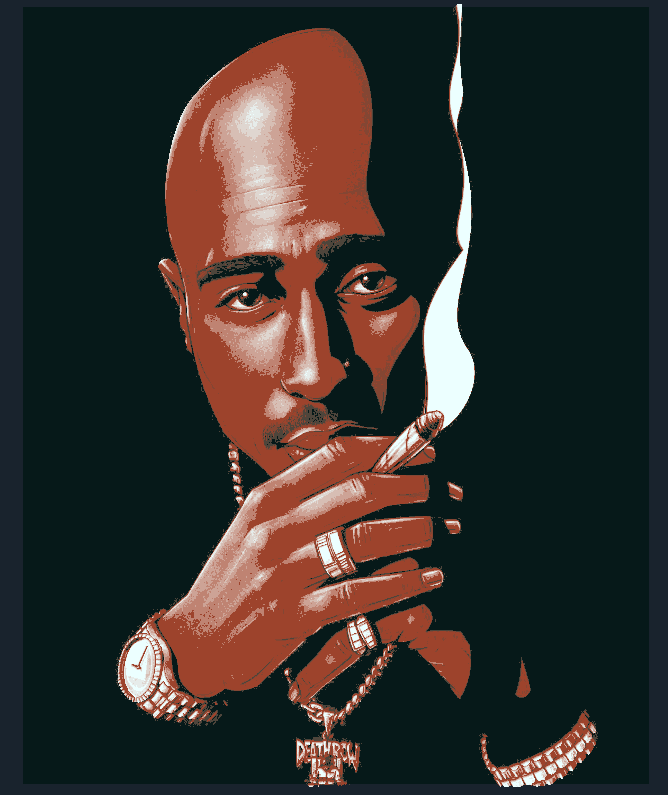 2pac Hueforge by Nagy Ervin | Download free STL model | Printables.com