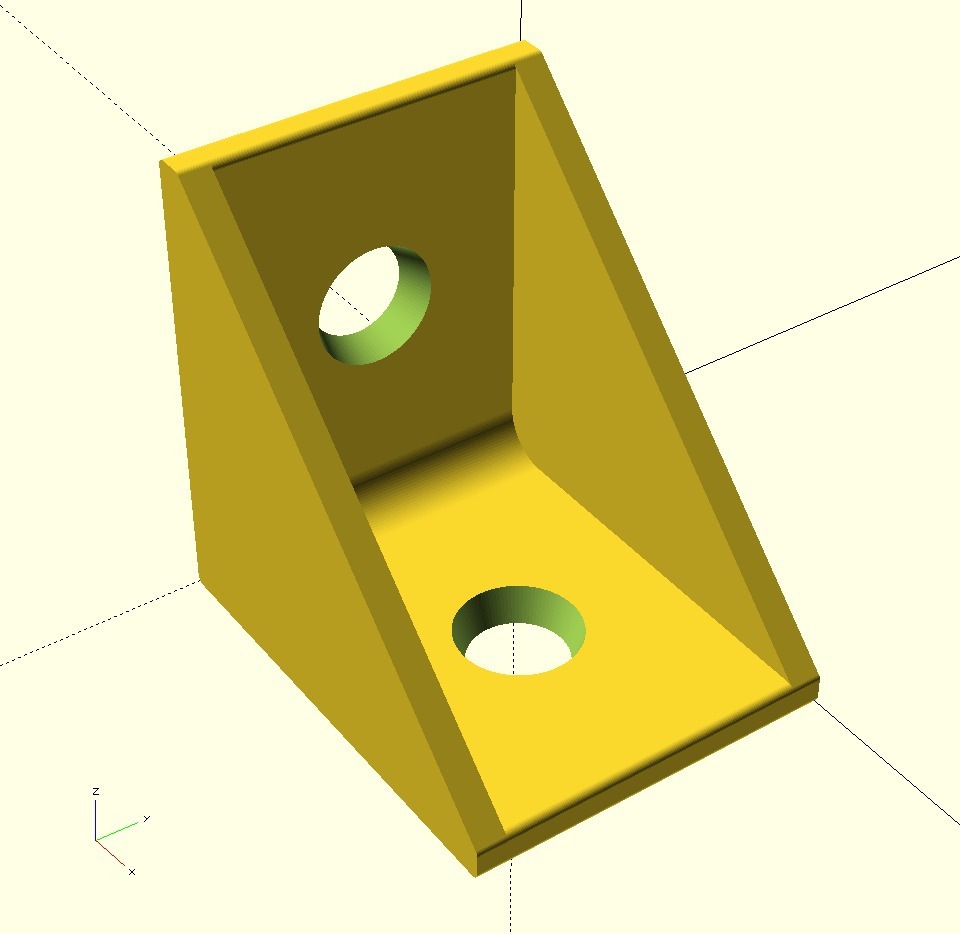 Parametric L-bracket (with rounded edges) by sej7278 | Download free ...