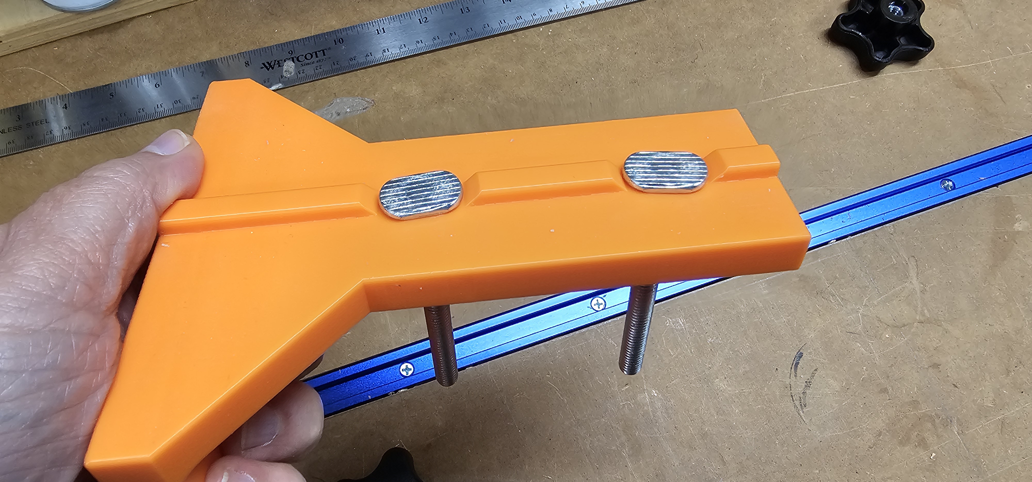 Universal T-Track end stop-No Supports by TheOneTruePatrick | Download ...