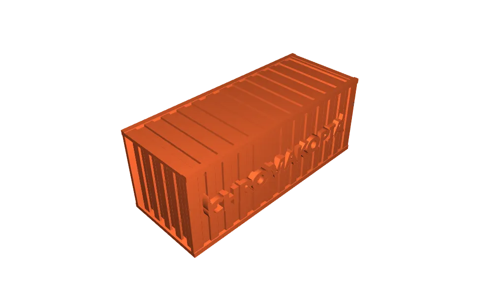 Chromakopia Shipping Container by jules henderson | Download free STL ...