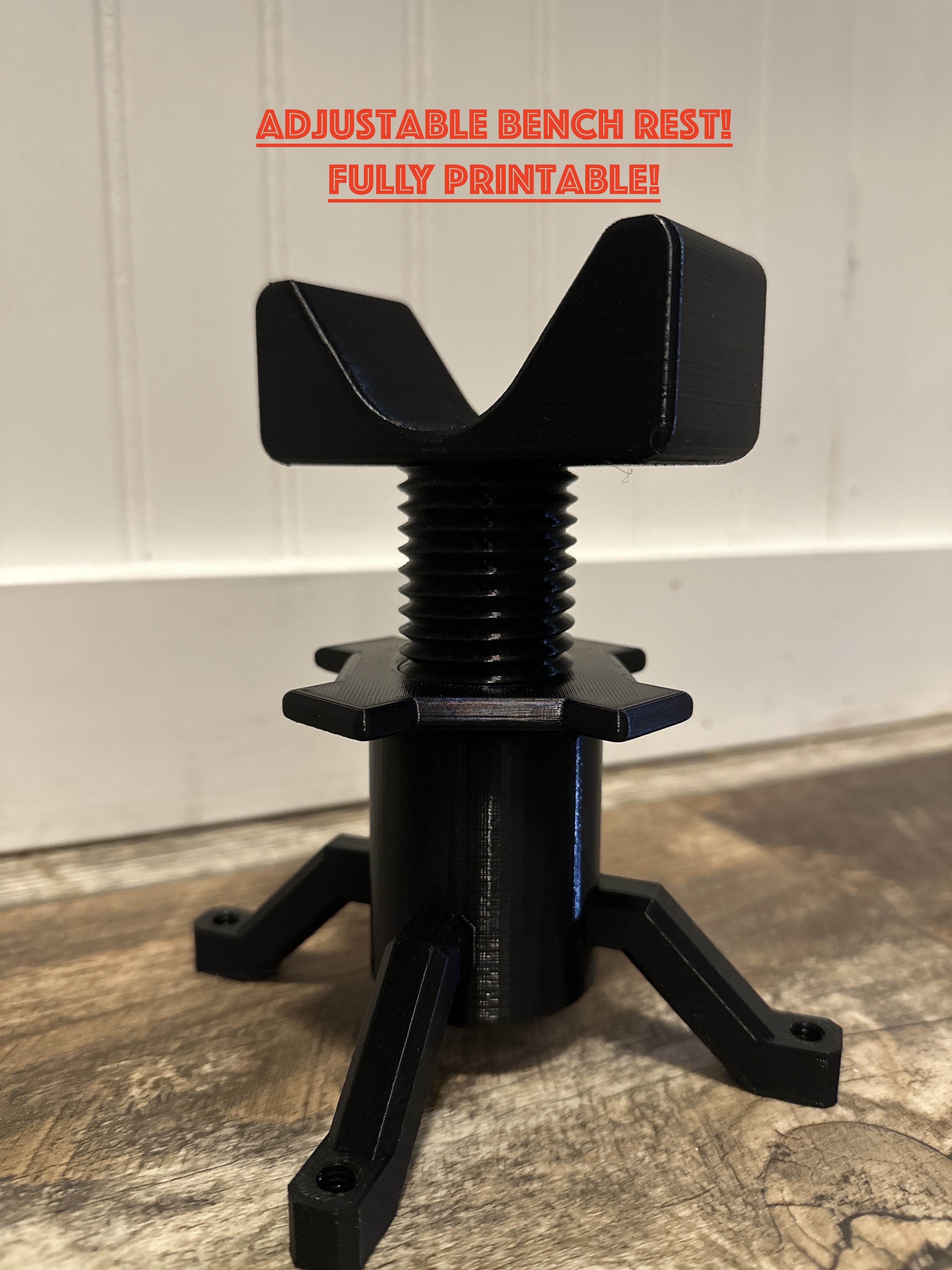 Adjustable Rifle Bench Rest da Briggs | Scarica il modello STL gratuito ...