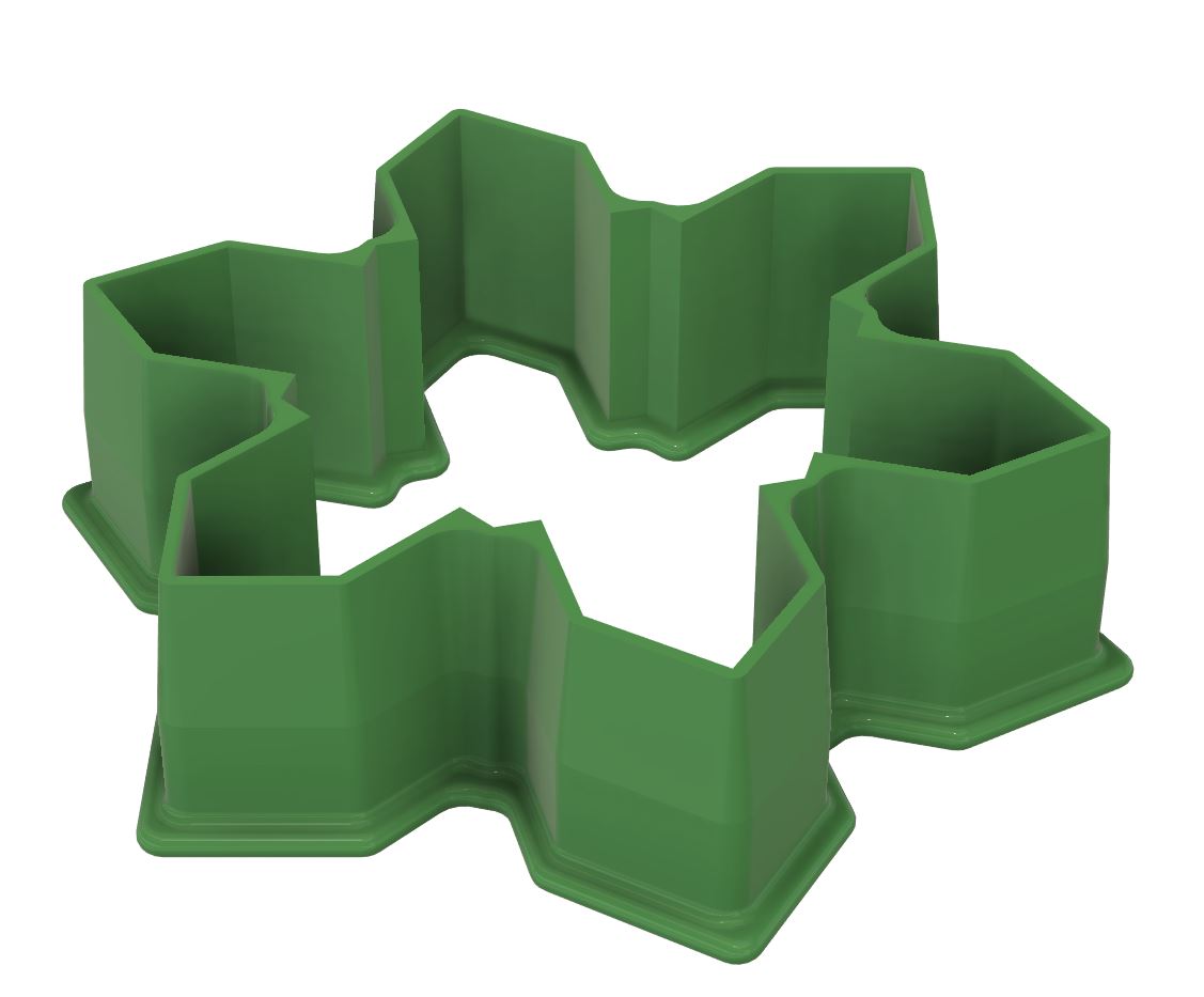 Baking - Cookie Cutter - Snowflake by Peter C | Download free STL model ...