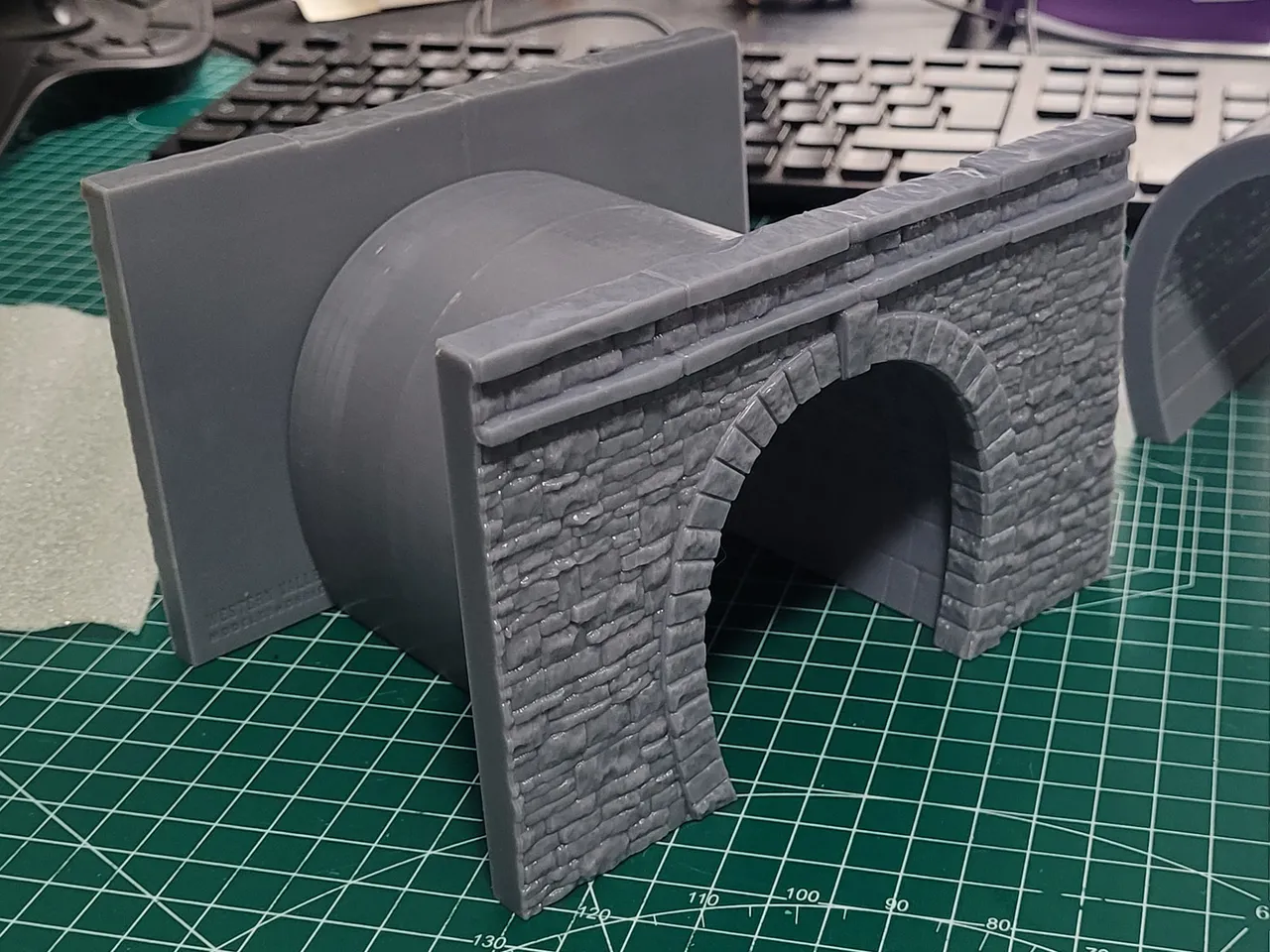 Model Train Railway OO Tunnel Entrance Stone by NoMatter | Download ...