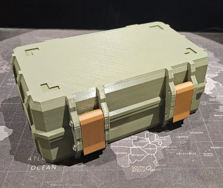 Super Customizable Rugged Box in OpenSCAD by Iceman | Download free STL ...