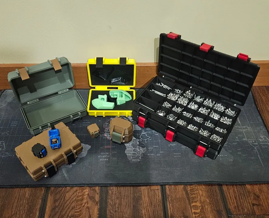 Super Customizable Rugged Box in OpenSCAD by Iceman | Download free STL ...