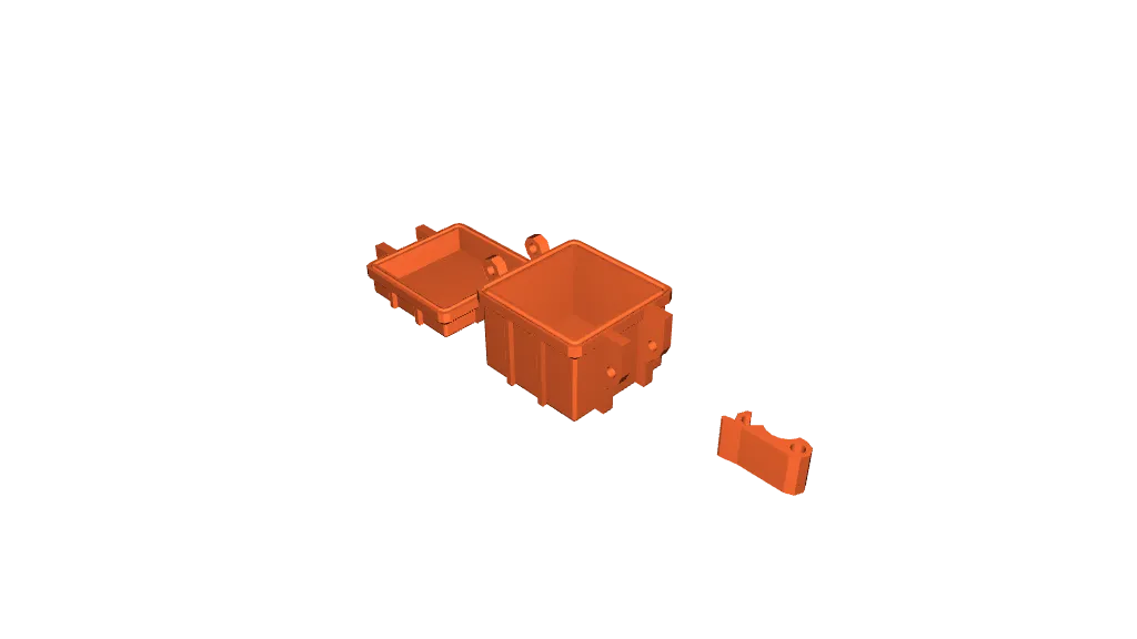 Super Customizable Rugged Box in OpenSCAD by Iceman | Download free STL ...