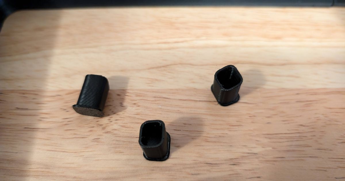 TPU Plug for DK Riser for Bambu Lab X1/P1 by cliftoce | Download free ...