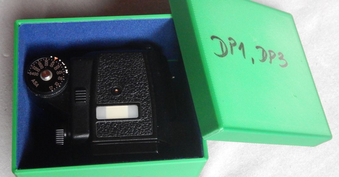 Schachtel für die Nikon Photomic Sucher DP-1 & DP-3; Box for the Nikon ...