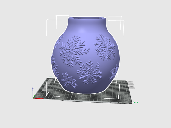 Let It Snow Vase by Decorartor | Download free STL model | Printables.com