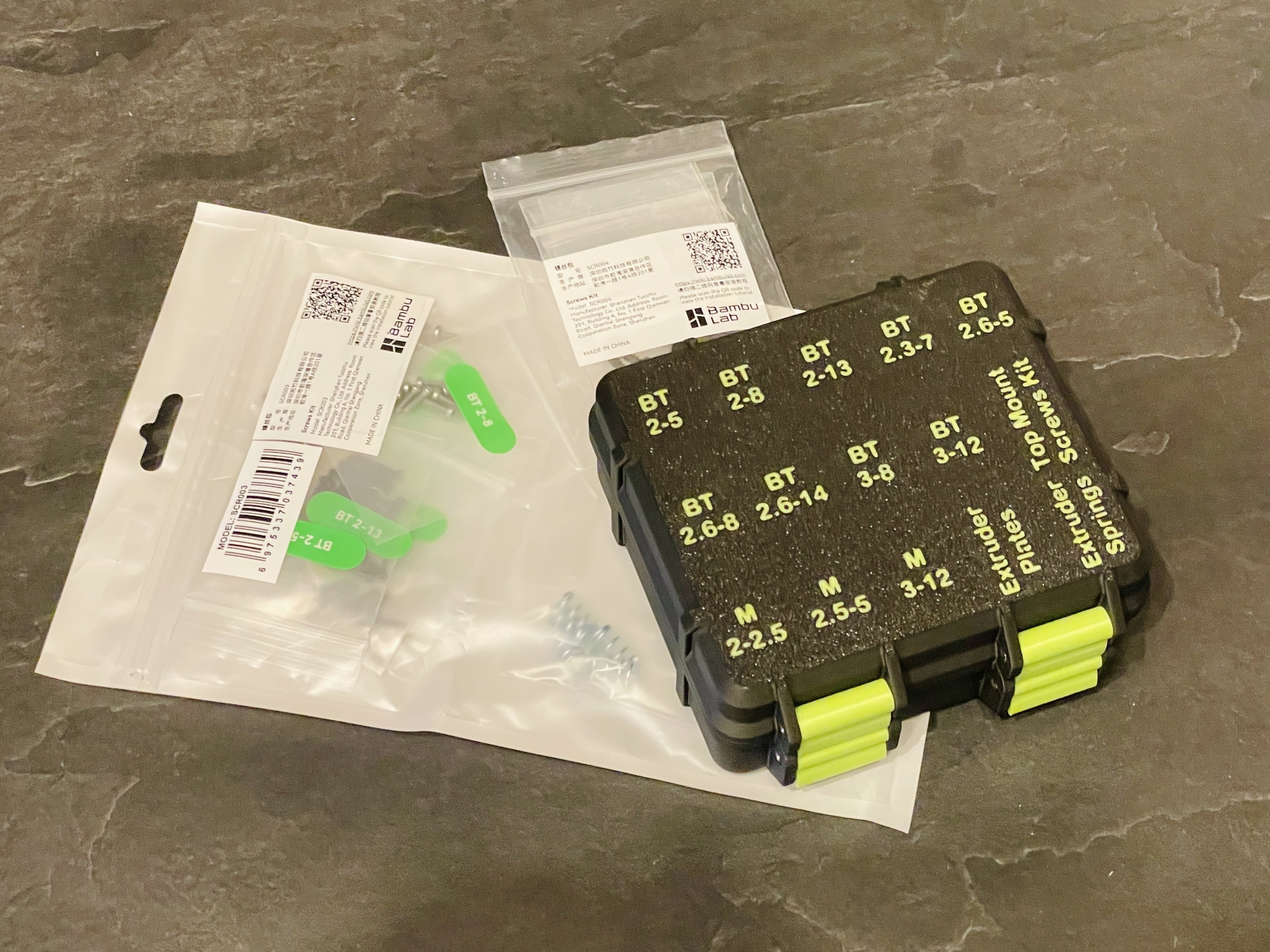 Screws Kit Storage Box for Bambu Lab A1/AMS lite by schiko | Download ...