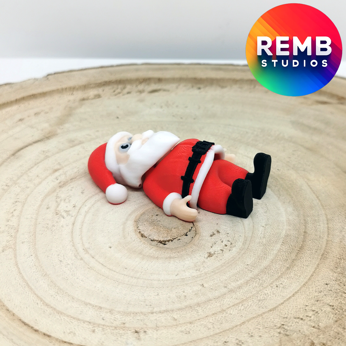 Flexi Mini Santa | Print in Place | NO Support por Remb Studios ...