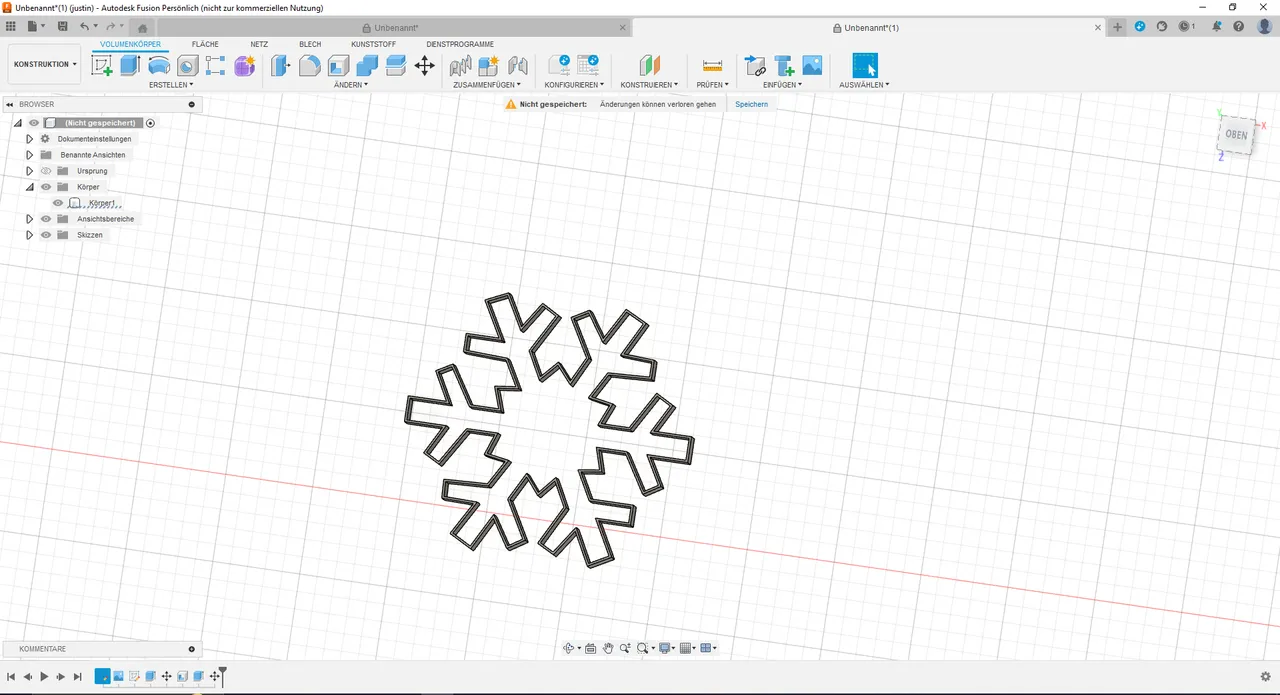 ausstechform in schneeflocken look by Justin Buch | Download free STL model | Printables.com
