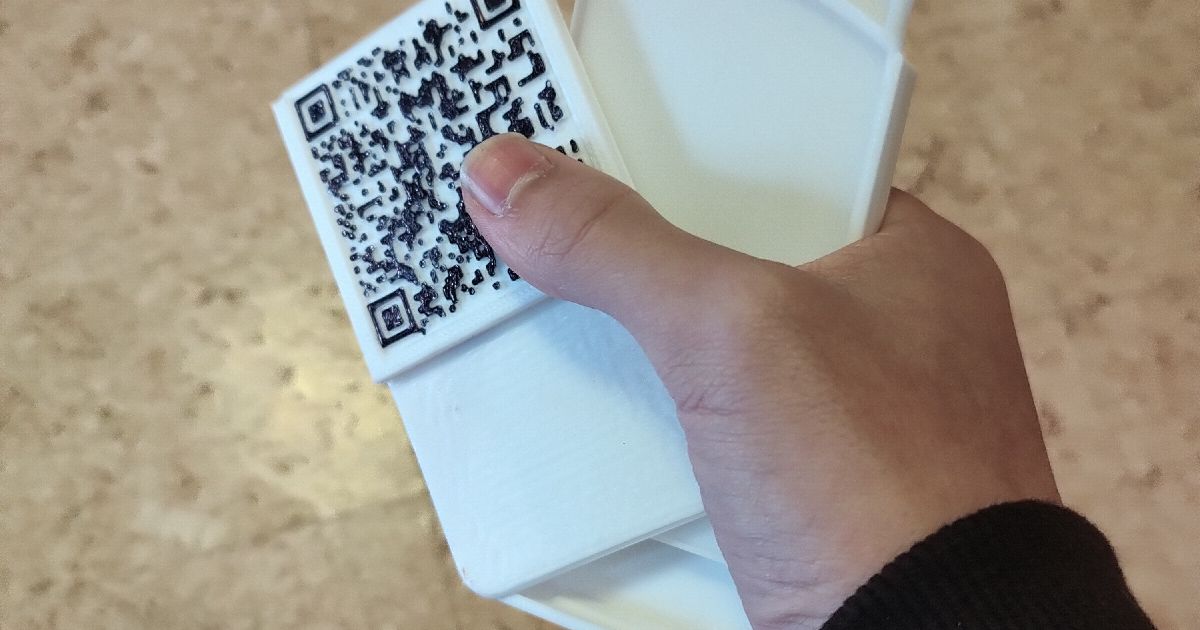 QR code wallet insert by Tyqloo | Download free STL model | Printables.com