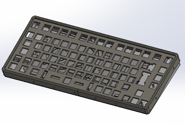 PC IN MECHANICAL KEYBOARD (ISO AND ANSI) use Framework Computer Mainboard autorstwa Blackvim ...