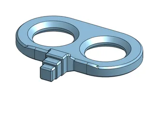 Square Key 6mm by julgoe | Download free STL model | Printables.com