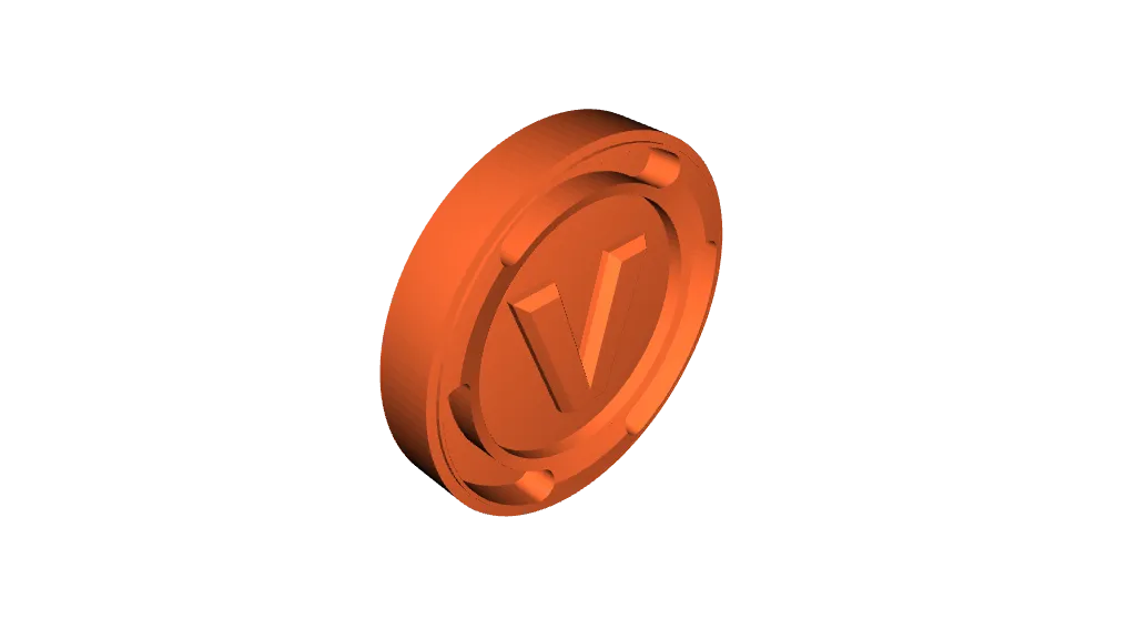 fortnite V buck by Gareth | Download free STL model | Printables.com