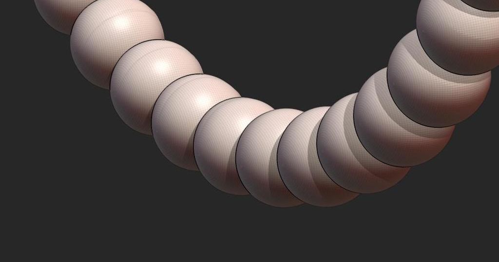 Print-in-Place Bead Necklace with 3 Bead Size Options MineeForm FDM 3D ...