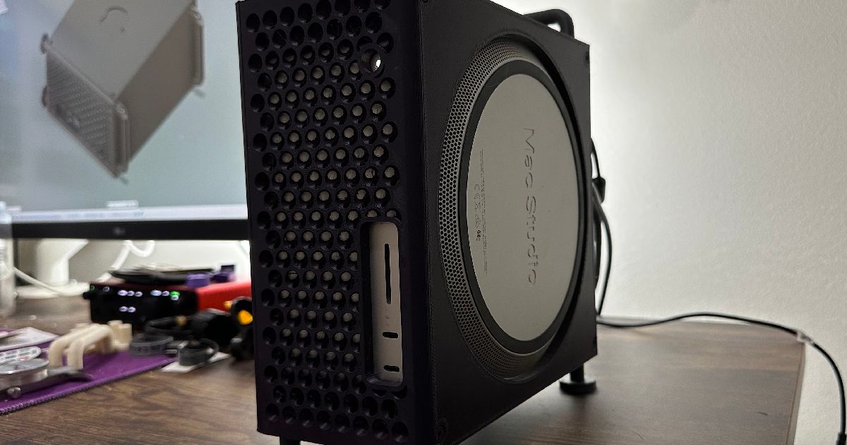 Mac Studio Pro Case by becausechemistry | Download free STL model ...